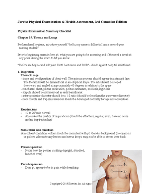 Heart and neck - Osces - Jarvis: Physical Examination & Health ...