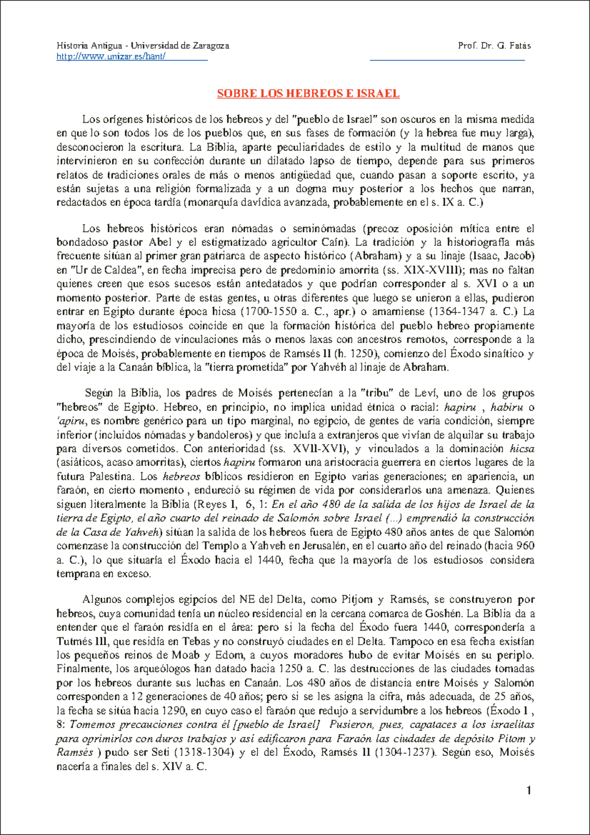 Hebreosisrael - Información sobre pueblos semitas necesaria para la ...