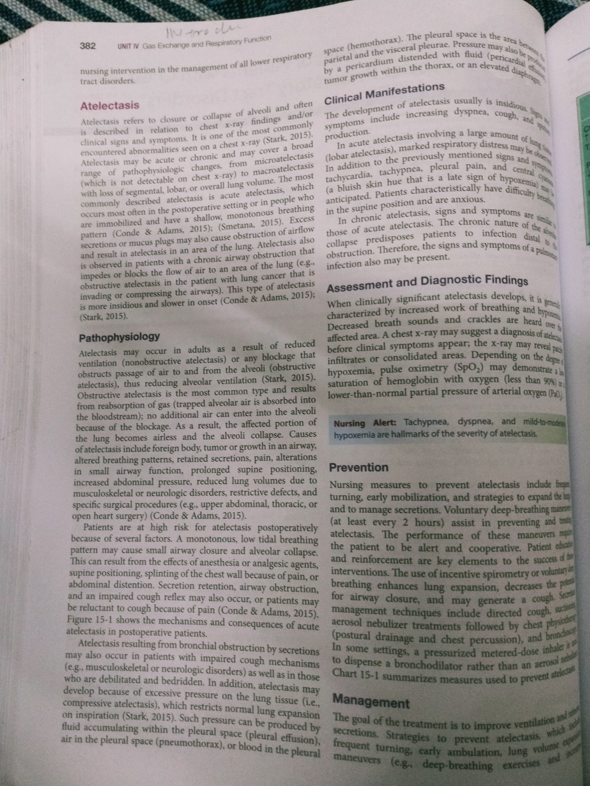 Atelectasis - Respiratory condition - Medical And Surgical Nursing ...