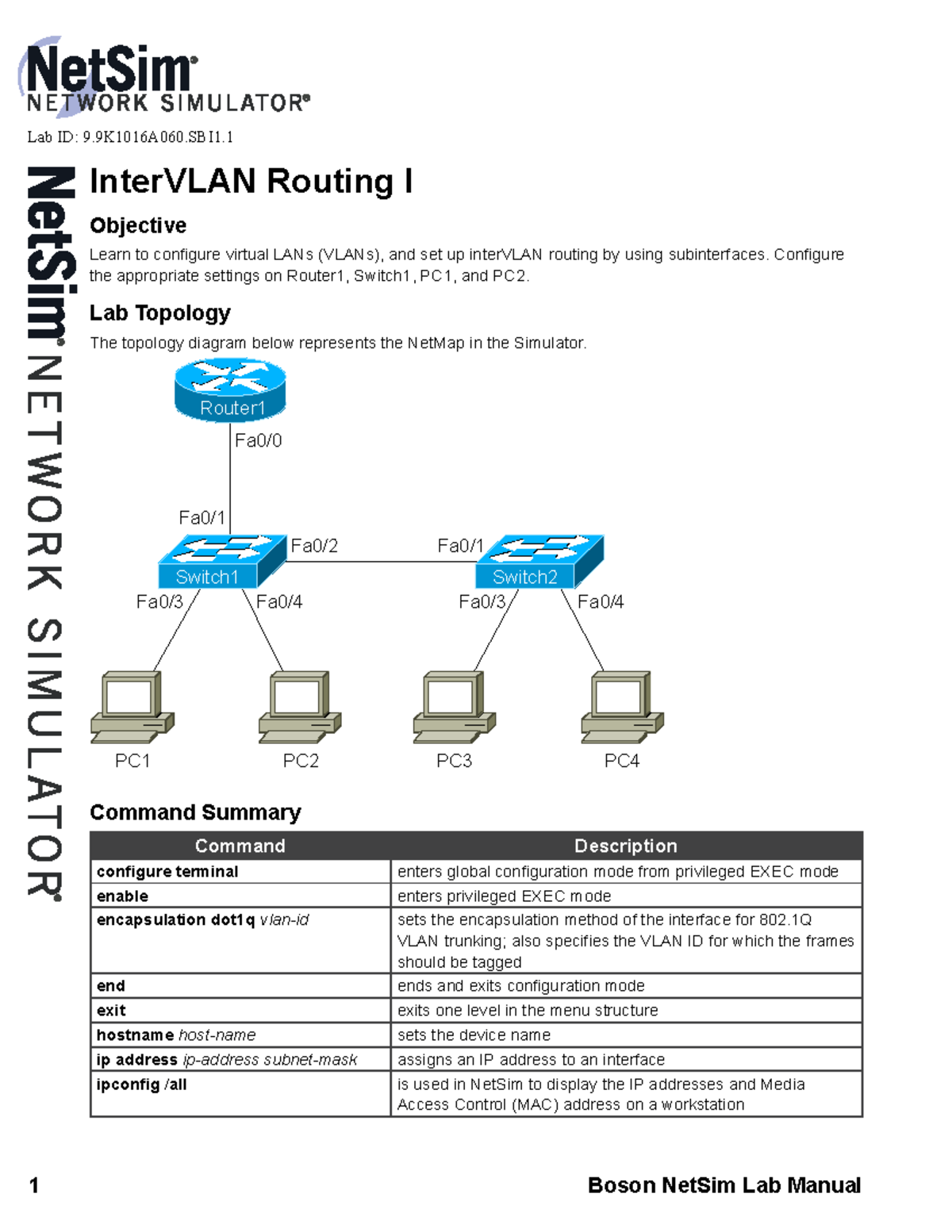 Inter VLAN Routing I - ISSC343 - Studocu