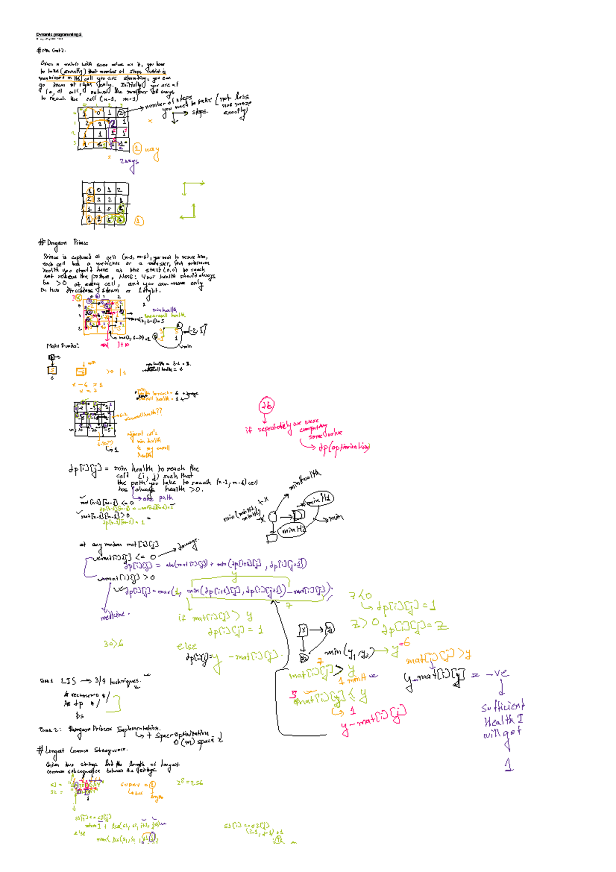Dynamic Programming 5 - Data Structure - Dynamic programming 5 Sunday ...