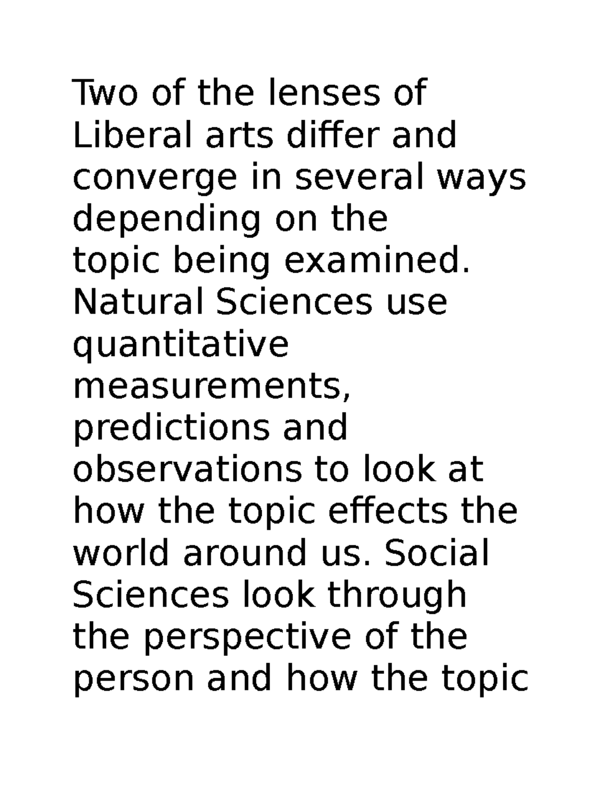 Short response 2 - IDS100 - SNHU - Studocu