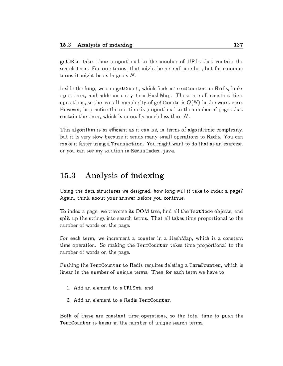 Dsa-6 - good - 15 Analysis of indexing 137 getURLs takes time ...