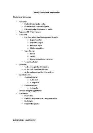Tema 7 Patología de la conjuntiva - Tema 8: Patología de la conjuntiva ...