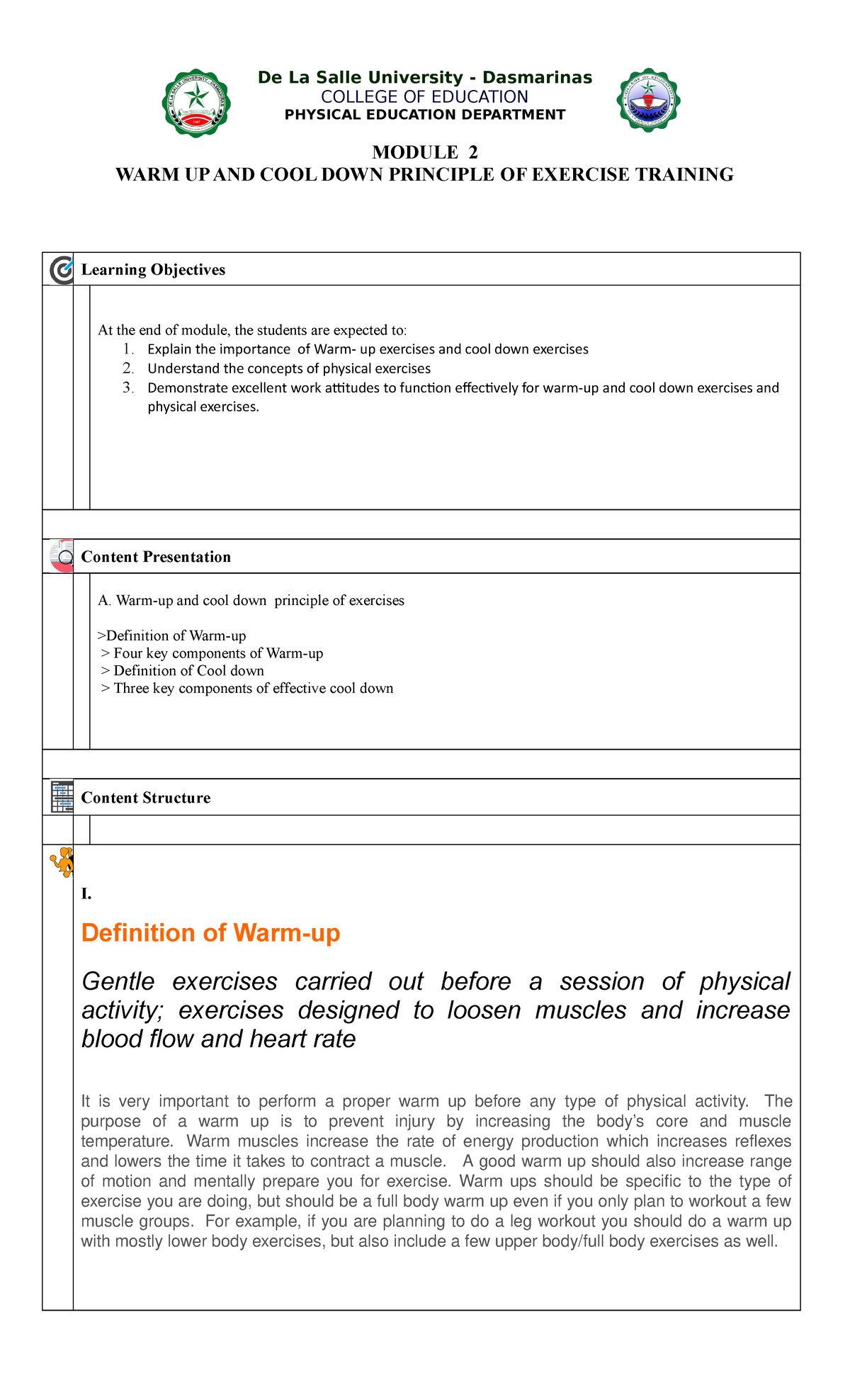 Module 2(10) - De La Salle University - Dasmarinas COLLEGE OF EDUCATION ...