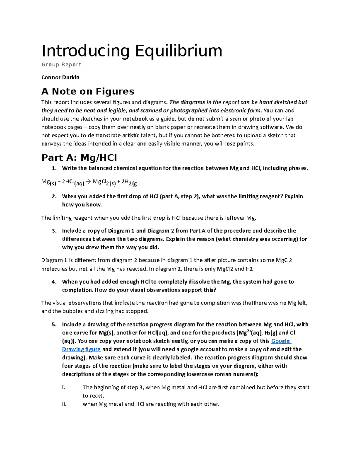 Intro Eq - Group Report Template - Introducing Equilibrium Group Report ...