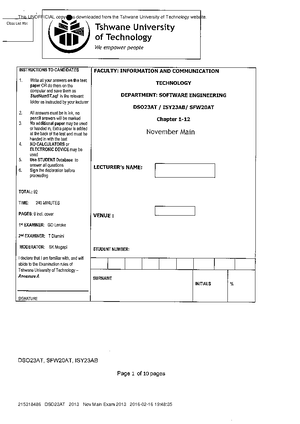 MIP exam - MIP Test2 - MIP exam Question 2 You are required to carry ...