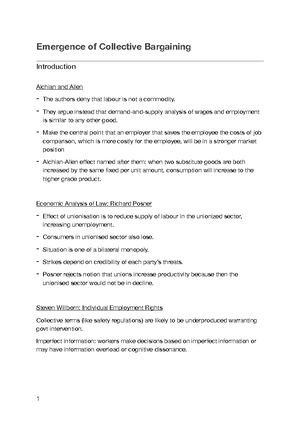 Collective Agreement and Grievance Arbitration Notes 21-11-22 ...