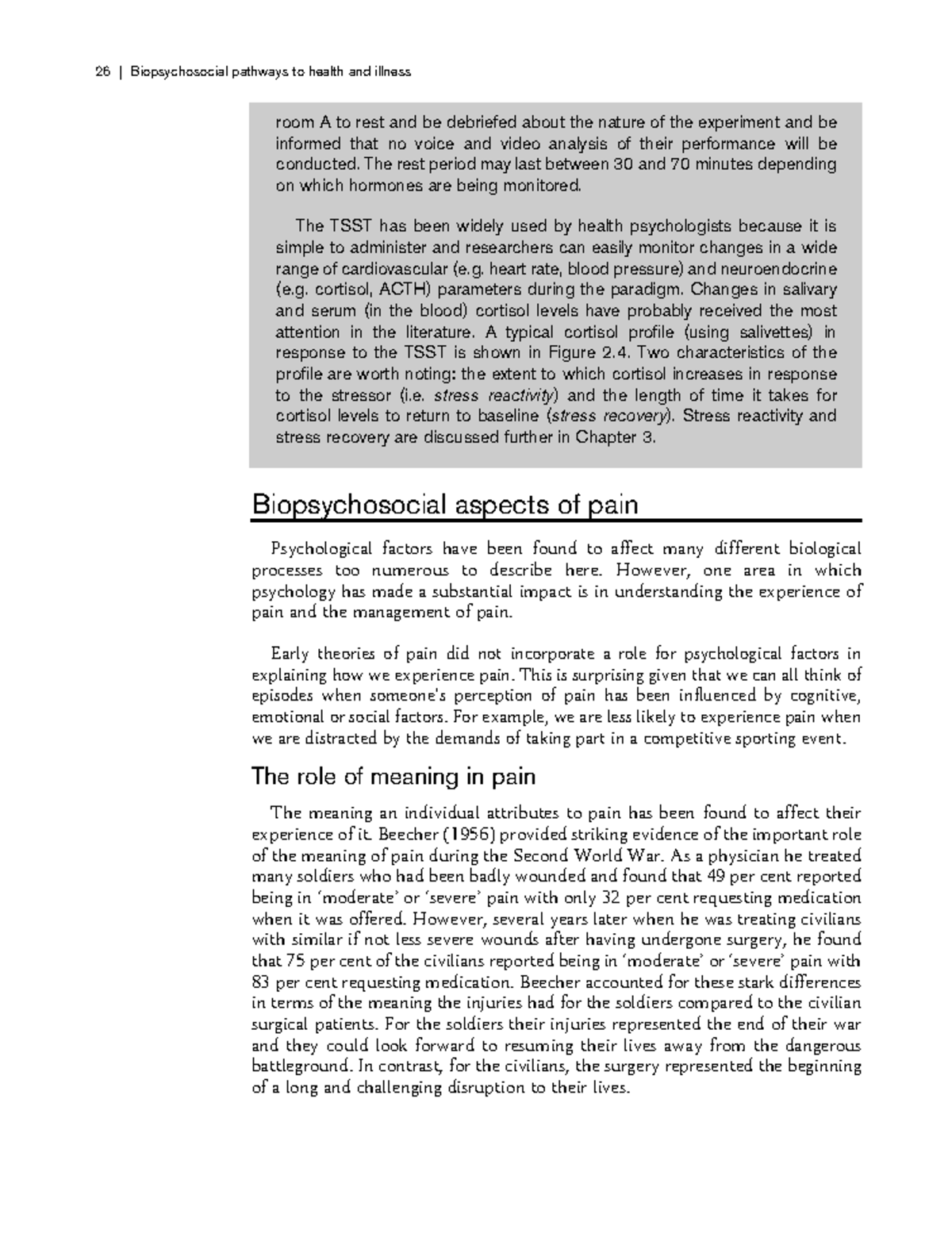 Health psychology topics in applied psychology part 4 - 26 ...