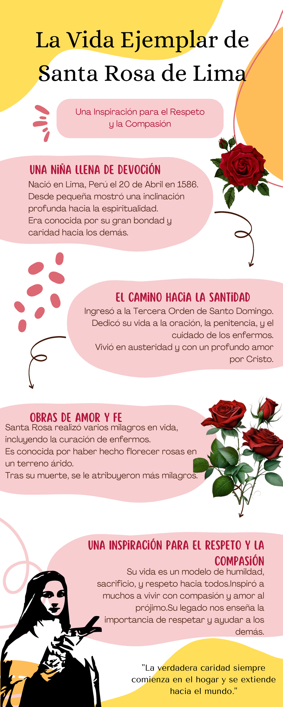 Infografía salud mental orgánico creativo rosado y blanco 20240827 ...