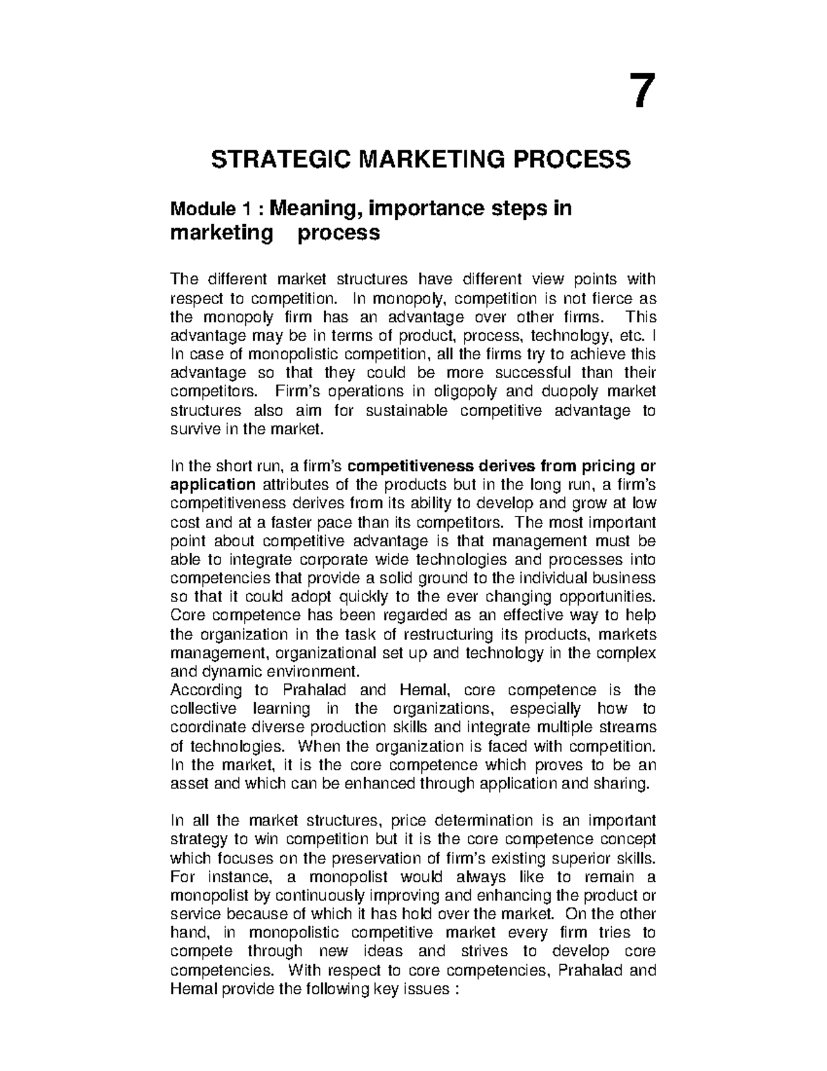 Strategic marketing process-Marketing management is the organizational ...