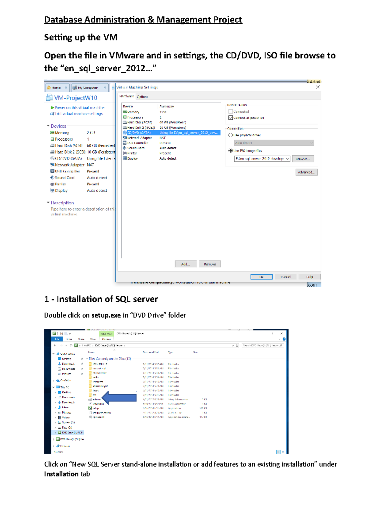 DMIT ITSM DAM Project - Database Administration & Management Project ...
