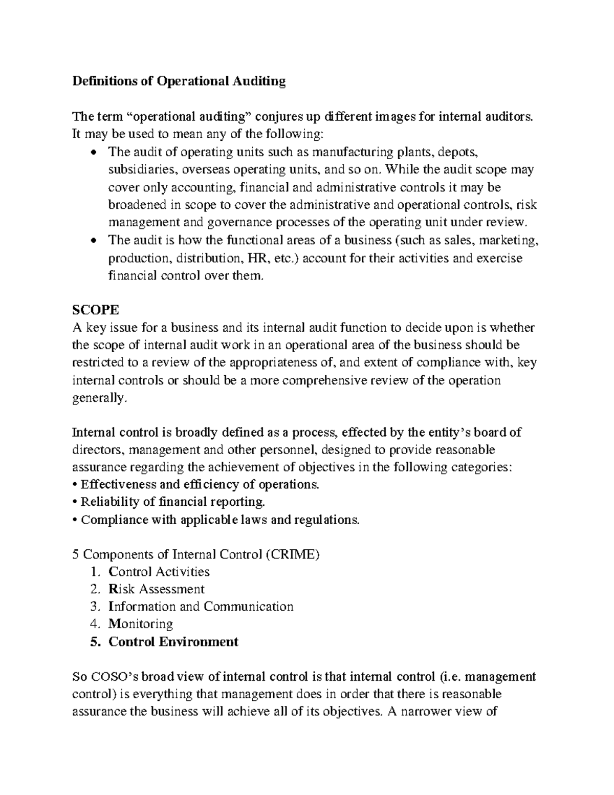 Chapter-1 Approaches-to-Operational-Auditing - Definitions of ...