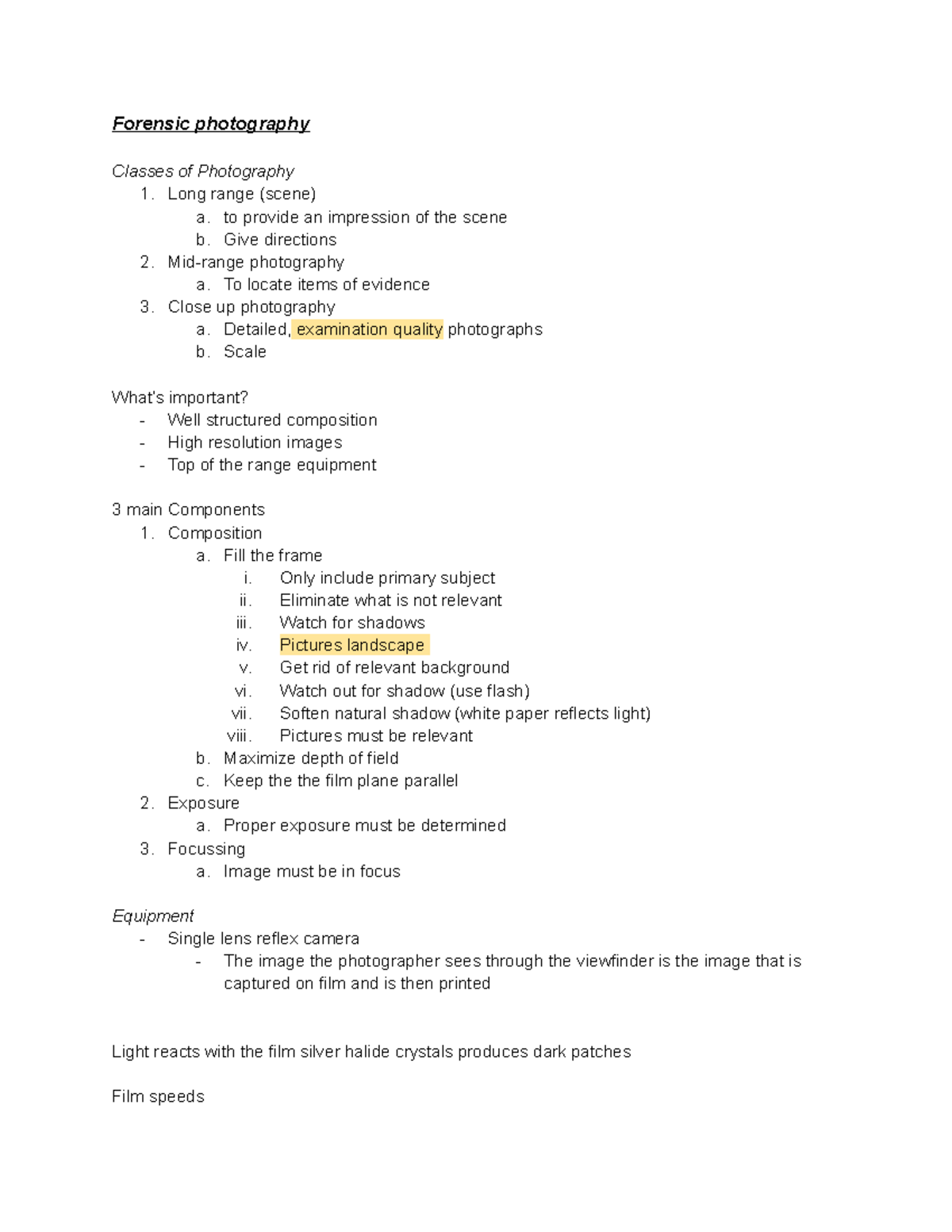 Forensic photography - Photographing a crime scene and what to consider ...