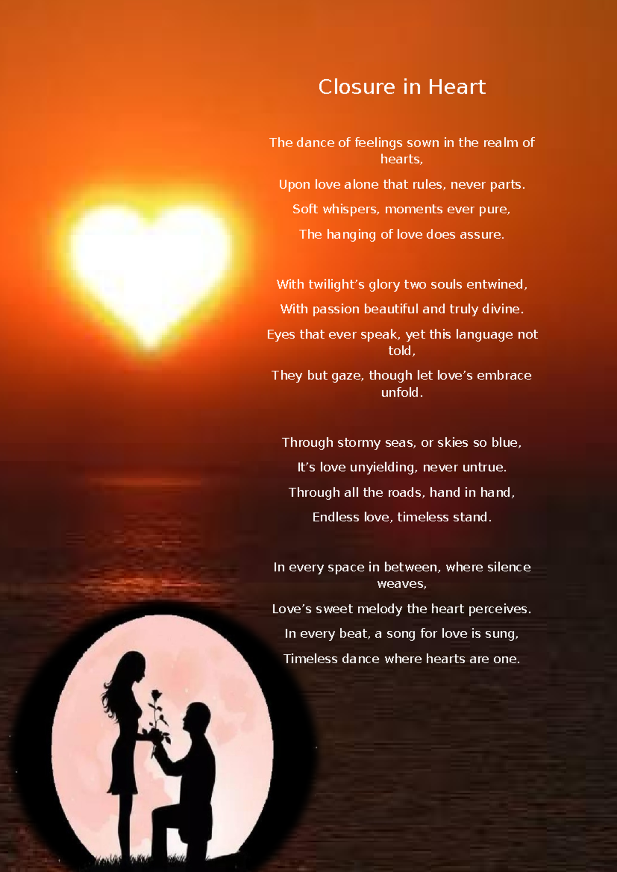 Poem - Summary Public Policy & Program Administration - Closure in ...