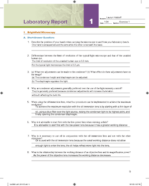 Exercise 12 Lab Reportgnz - Laboratory Report Student: Date: Section ...