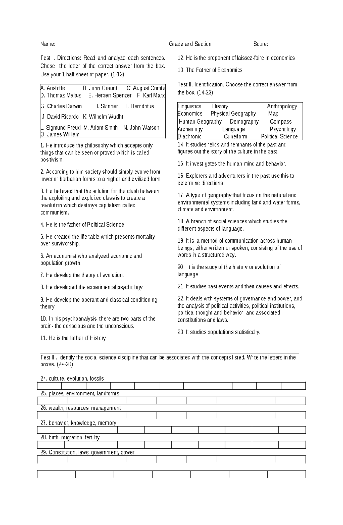 Quiz 2 Disaster Preparedness and Response - Name