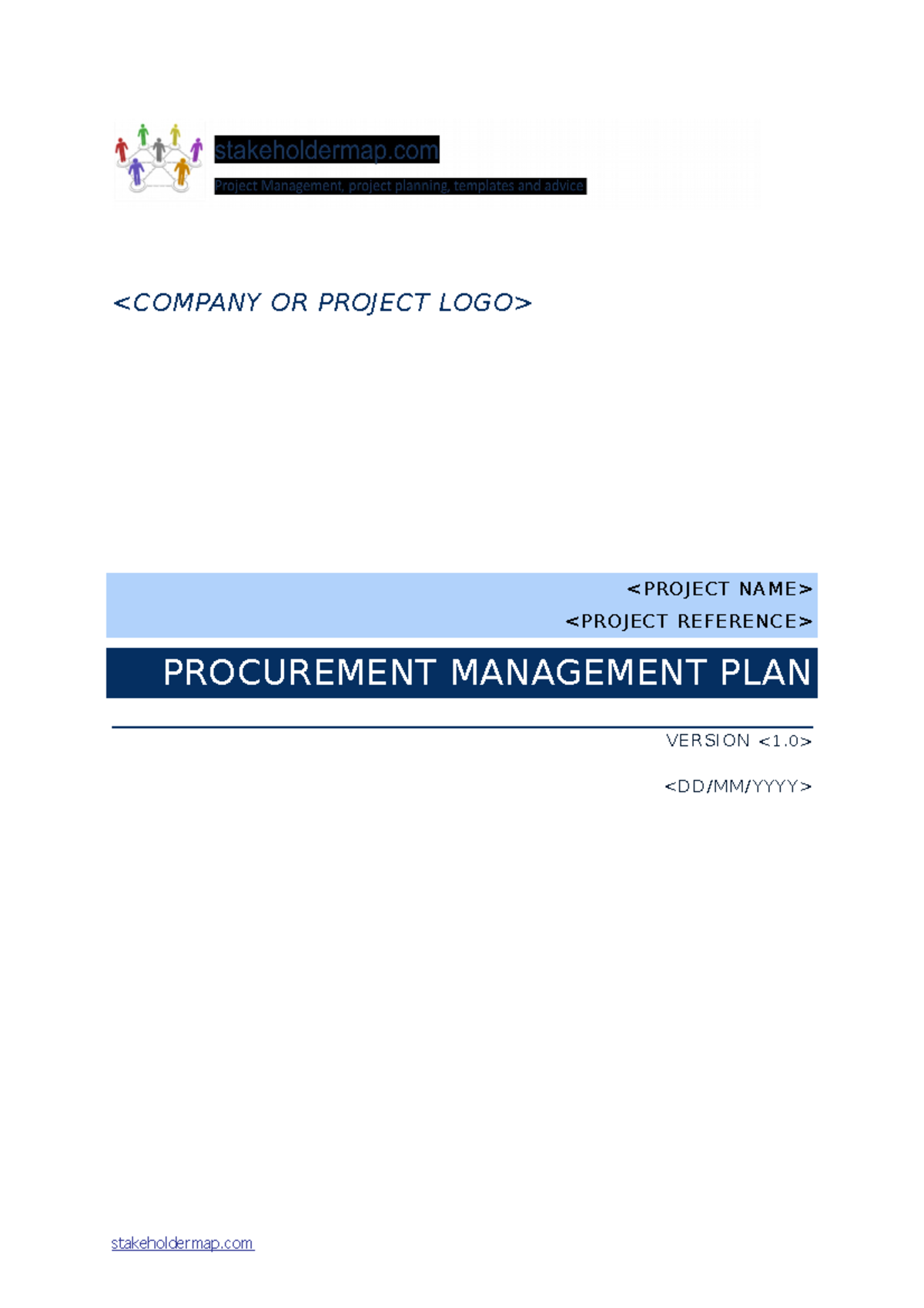 Procurement-management-plan