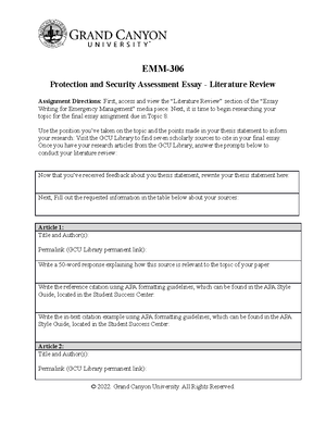 EMM-306.T4.Protectionand Security Assessment Essay Outline - EMM-306 ...