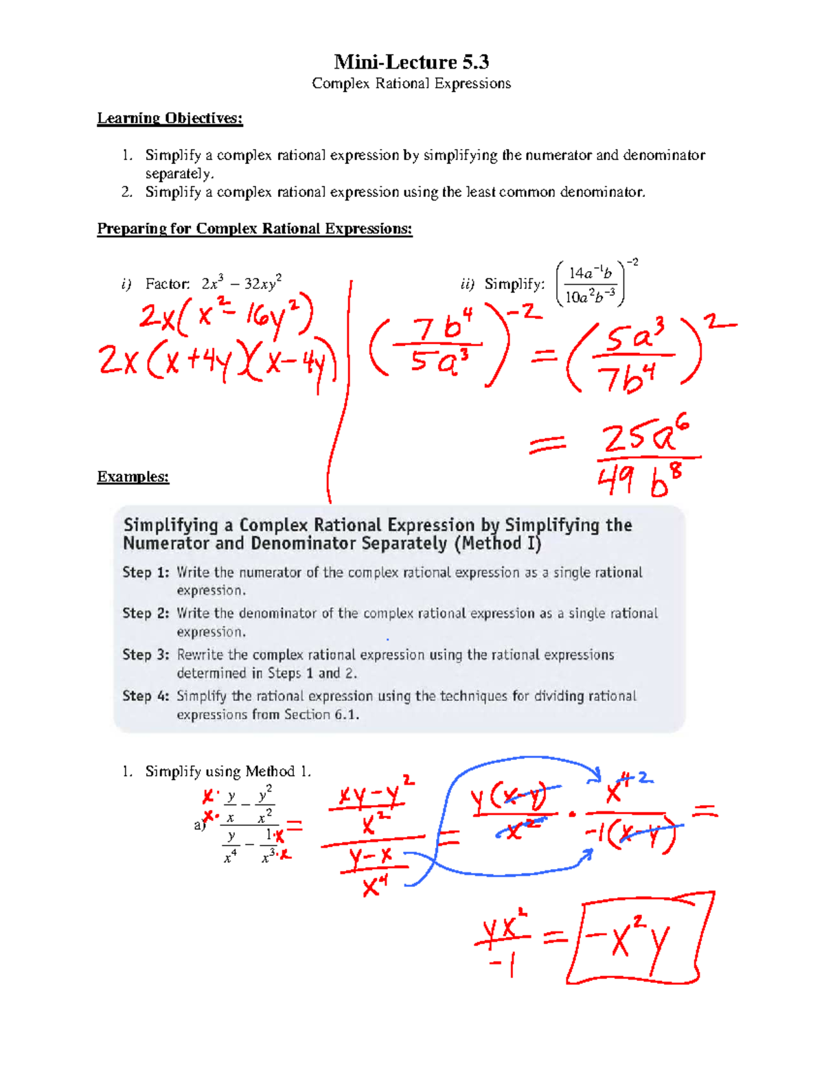 5-3c - will help you in math and help you critically - Mini-Lecture 5 ...