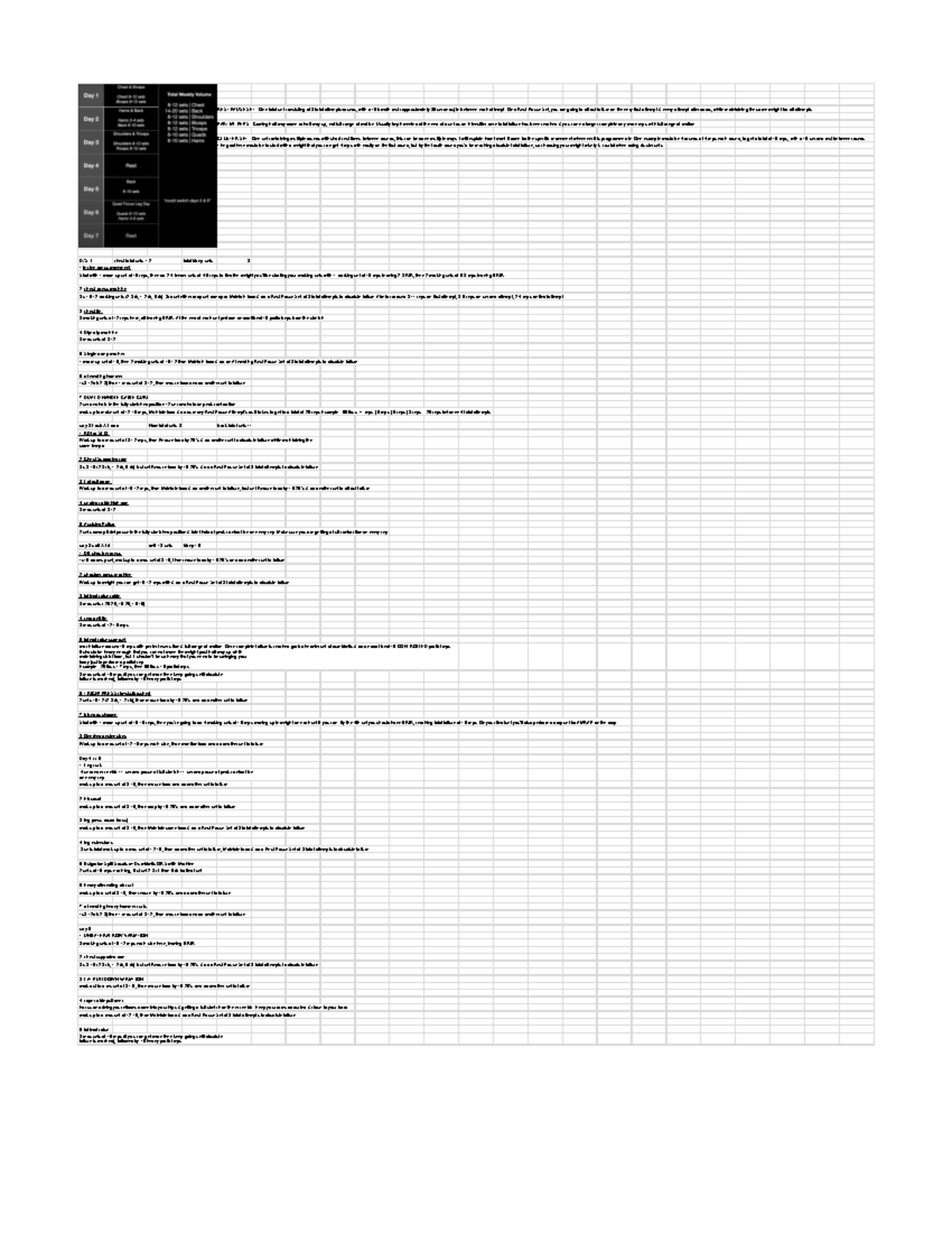 Copy of back focus split - REST PAUSE SET : One total set consisting of ...