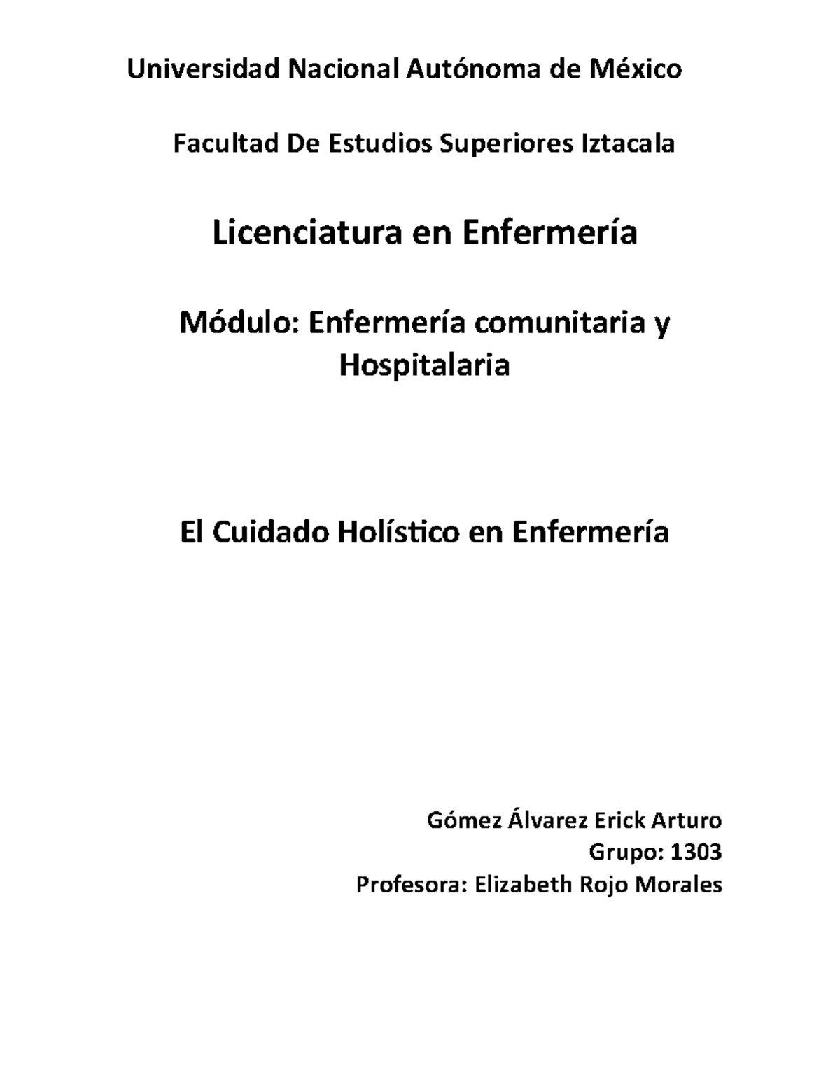 Mapa mental sobre el holismo - Universidad Nacional Autónoma de México ...