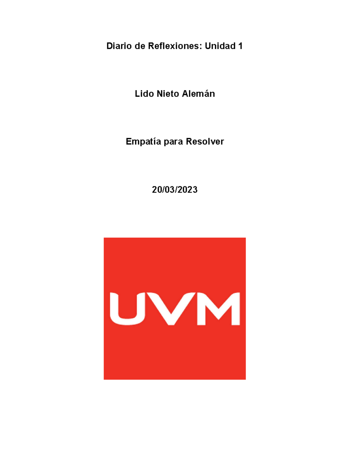 Diario de Reflexiones Unidad 1 - ¿Has atravesado alguna vez un momento en tu vida tan doloroso y ...