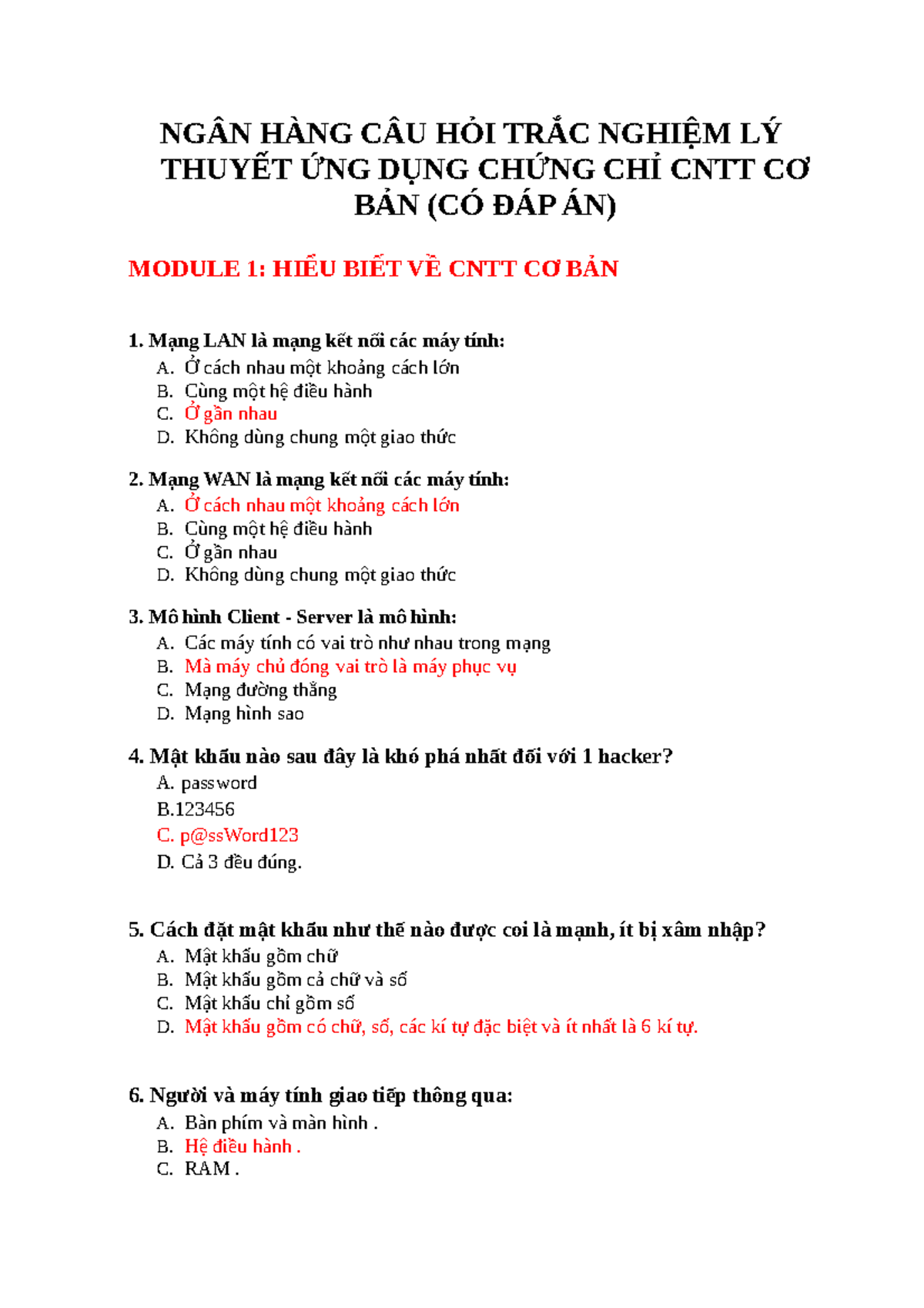 [123doc] - ngan-hang-cau-hoi-trac-nghiem-ly-thuyet-ung-dung-chung-chi-cntt-co-ban-co-dap-an ...