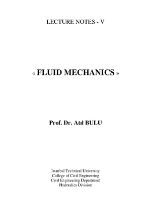 Experiments - FLUID MECHANICS - CamScanner - Studocu