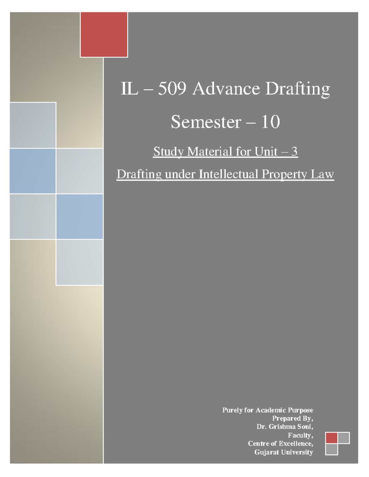 3. Advanced Drafting Unit 3 Deeds - IL – 509 Advance Drafting Semester ...