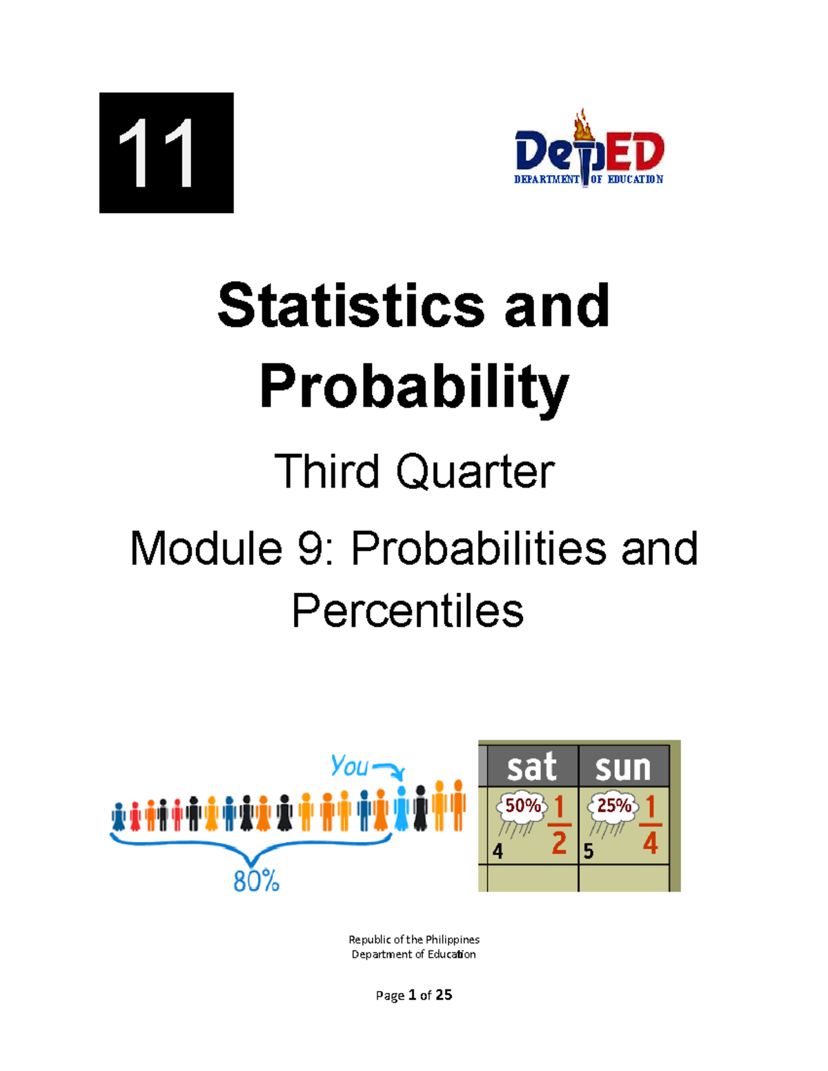 Stat Prob Q3 Module 9 - DEPARTMENT OF EDUCATION Statistics and ...