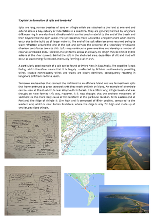 Geos and Blowholes - ocr - ‘Explain the formation of geos and blowholes ...