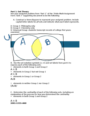 QTT2 task 1 - QTT2 task 1 - QTT2 Finite Mathematics Task 1: Real Number System Part 1 ...