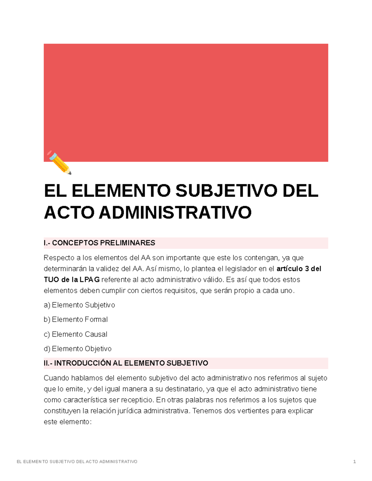 EL Elemento Subjetivo DEL ACTO Administrativo 860912 d5799447978 ...