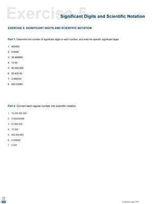 IB Lab 1 Exercise 7 Experimental Variables 00007 - Introduction to Science Exercise 7 ...