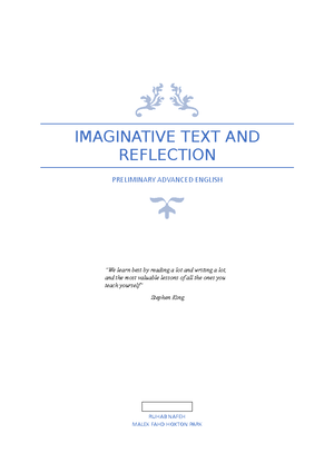 Past the Shallows NOTES English Standard Module A - Notes on ...