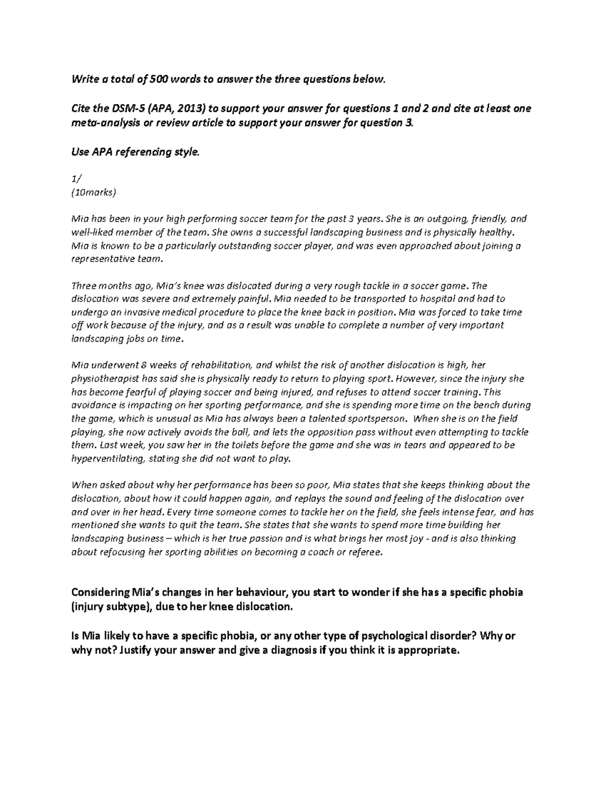 2022 written assignment FOR Upload - Write a total of 500 words to ...