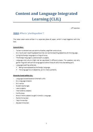 Apuntes, apuntes añadidos sobre CLIL Matrix - THE CLIL MATRIX The CLIL ...