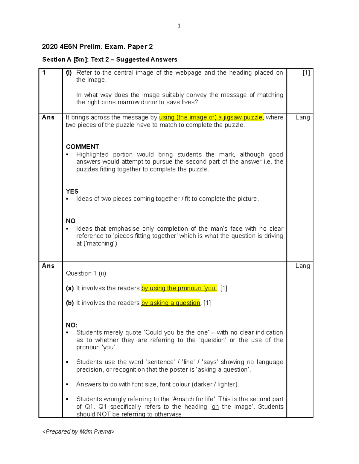 2020 4E5N Prelim EL P2 - Answers (Final 2 Sep) - 2020 4E5N Prelim. Exam ...