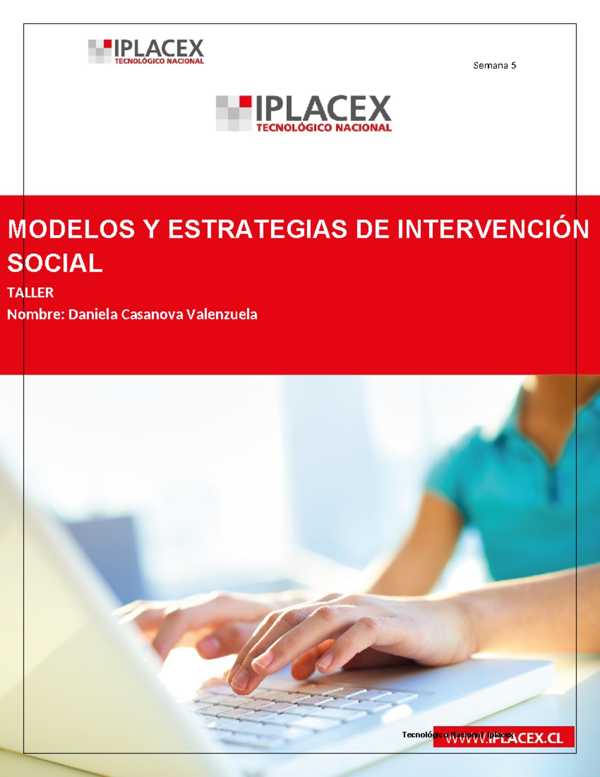 Taller modelos y estrategias -Daniela Casanova Valenzuela - MODELOS Y ...