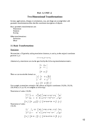 150313 Computer Graphics - Studocu