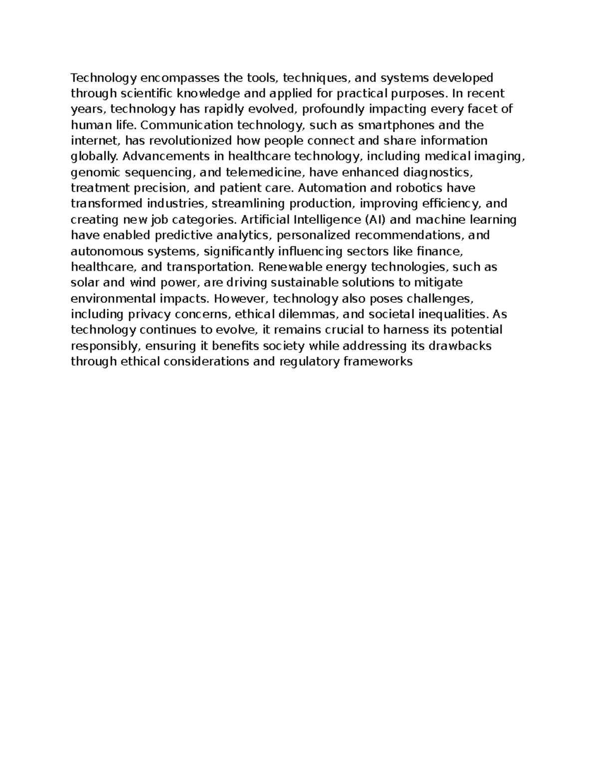 Techno - Technology encompasses the tools, techniques, and systems ...