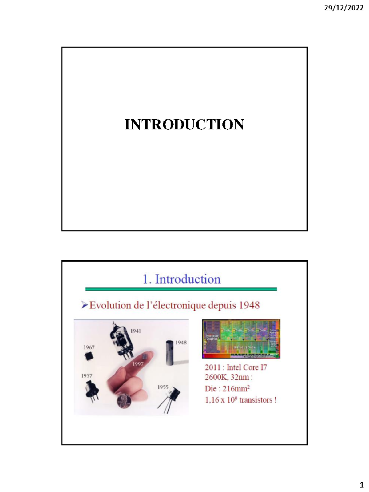 Cours complete - Systeme SOPC - INTRODUCTION Systèmes sur puce vs ...