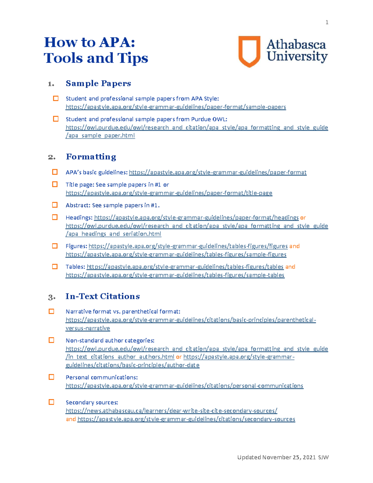 How to APA handout[ 27] - APA formatting - How to APA: Tools and Tips 1 ...