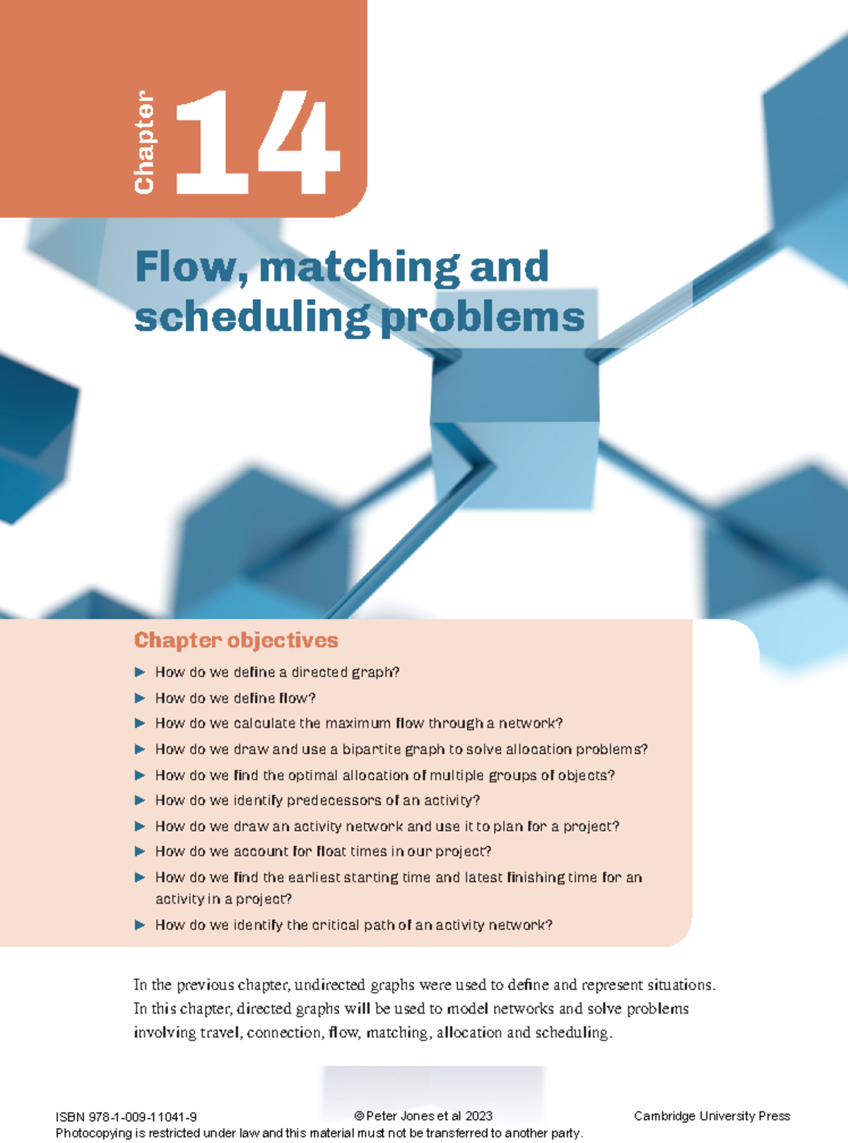General 34 2ed Ch14 - gvgjv - Chapter 14 Flow, matching and scheduling problems Chapter ...