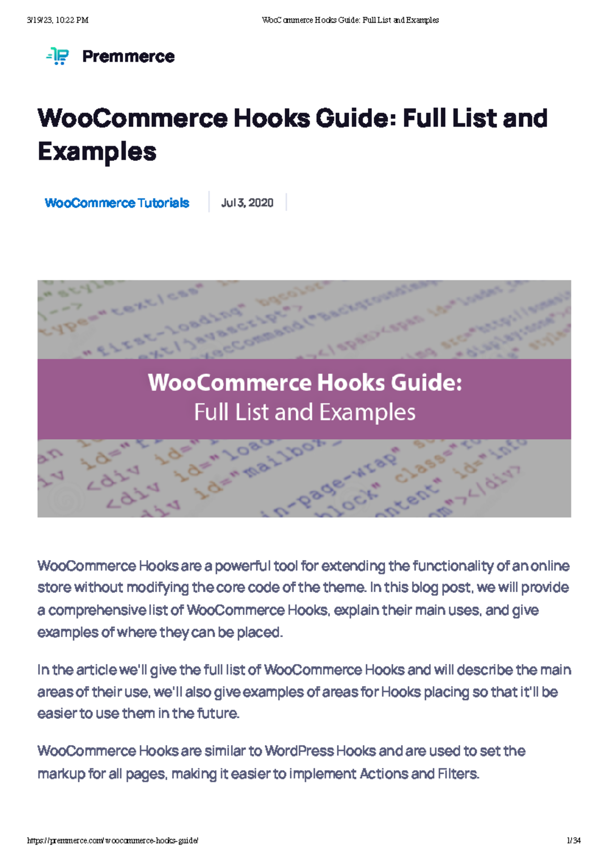 Woo Commerce Hooks Guide Full List And Examples Woocommerce Hooks