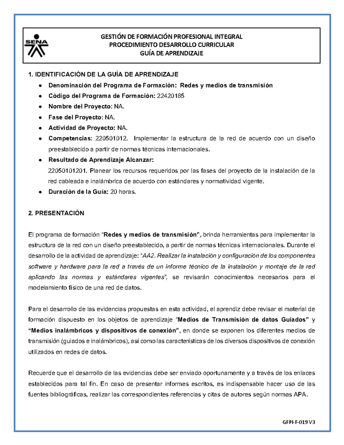 Guia-Aprendizaje-AA2 - GESTIÓN DE FORMACIÓN PROFESIONAL INTEGRAL PROCEDIMIENTO DESARROLLO ...