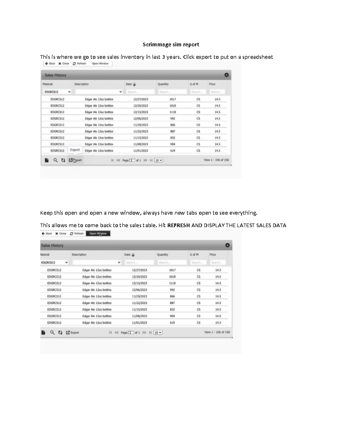 Scrimmage sim report - Scrimmage sim report This is where we go to see ...