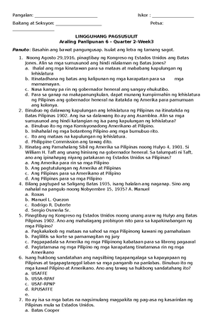 LAPG - NaT abcde answer sheet - Studocu