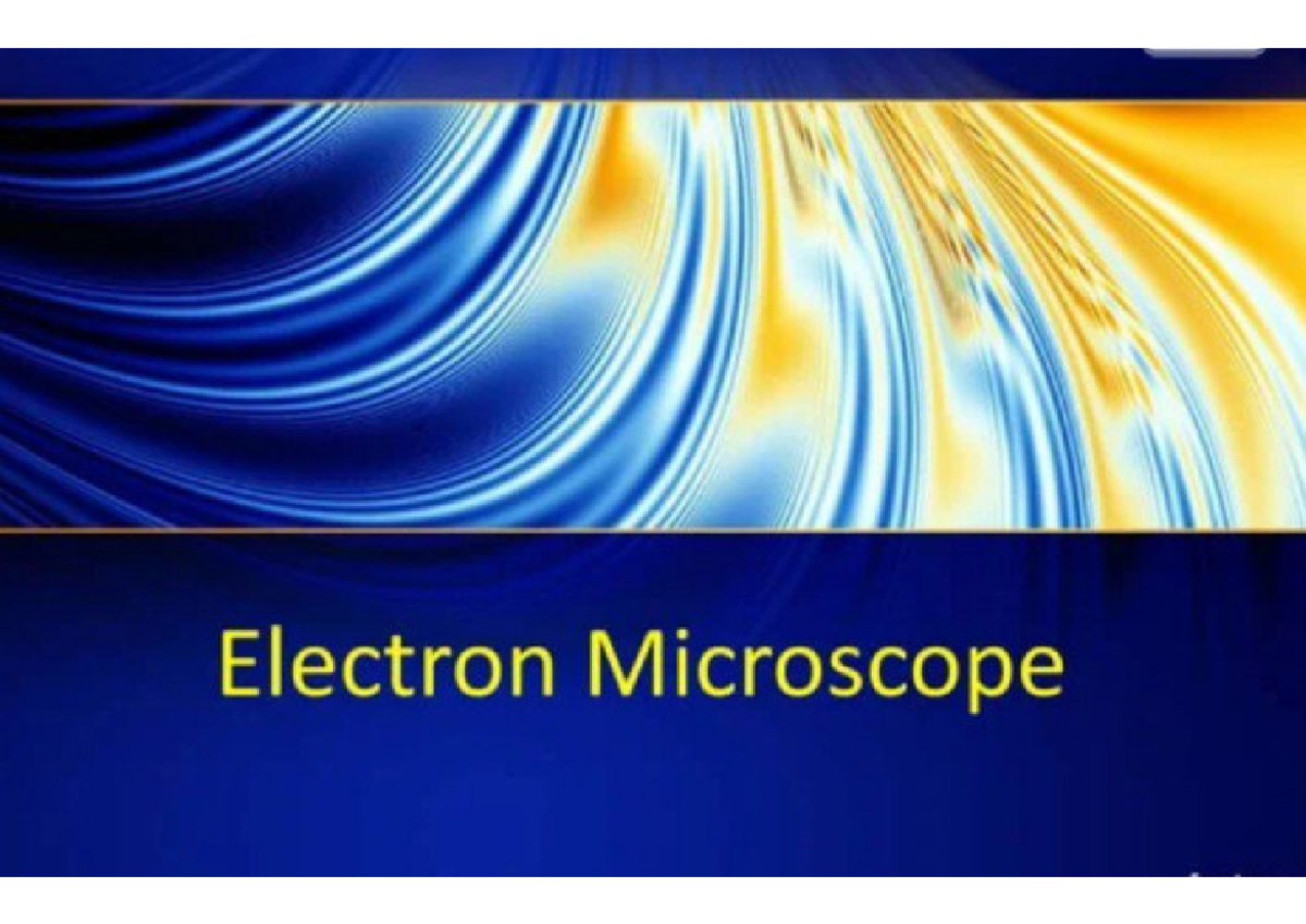 Electron Microscope 20240212 08 - Systemic Veterinary Pathology - Studocu